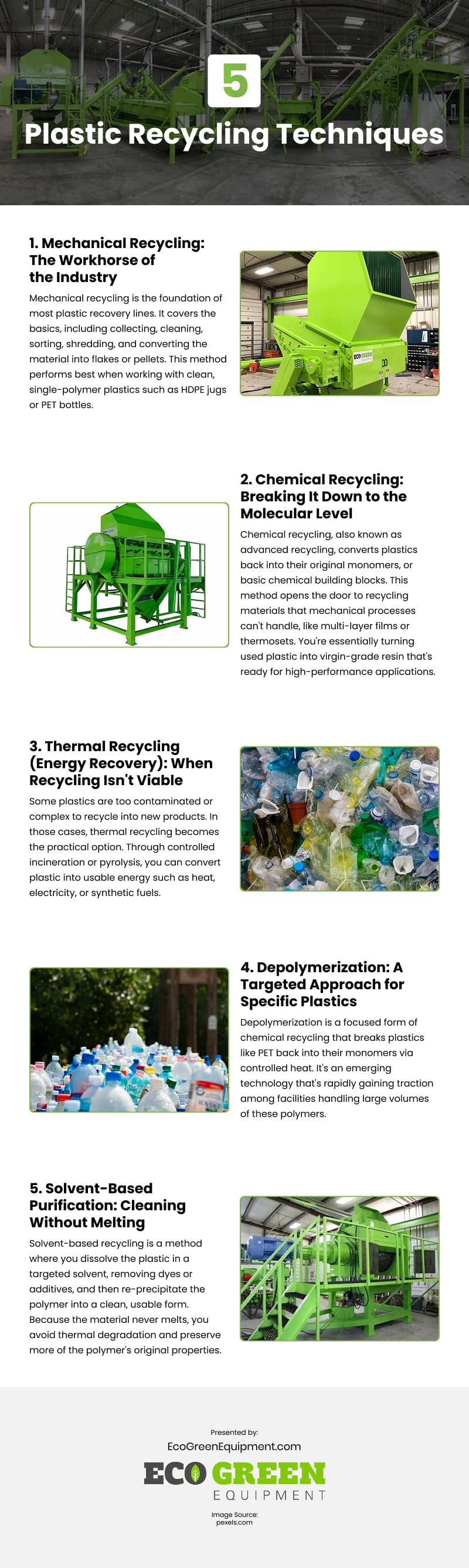 Different Plastic Recycling Techniques Explained